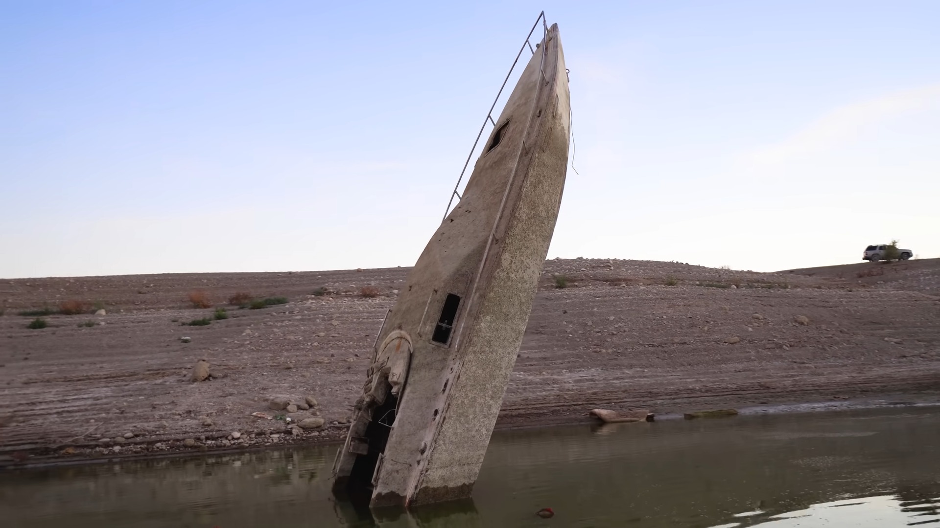The Lake Mead drought uncovered boats, ships, and something else