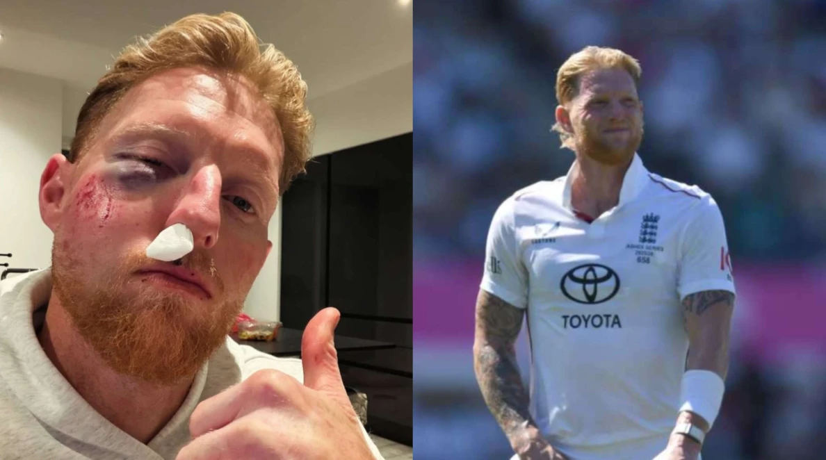England test skipper Ben Stokes hit by cricket ball, injury scare ...