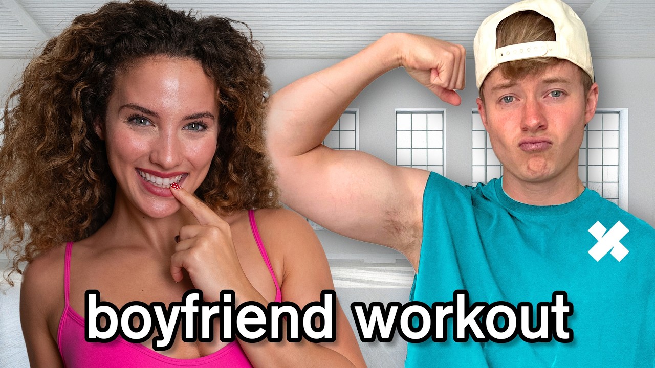 My boyfriend tries my workout routine