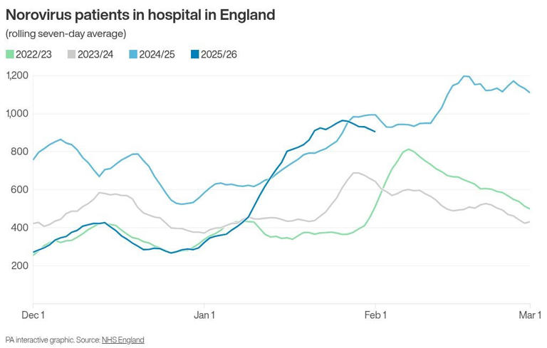 NHS winter planning 'paying off' as flu hospital admissions fall 25% ...