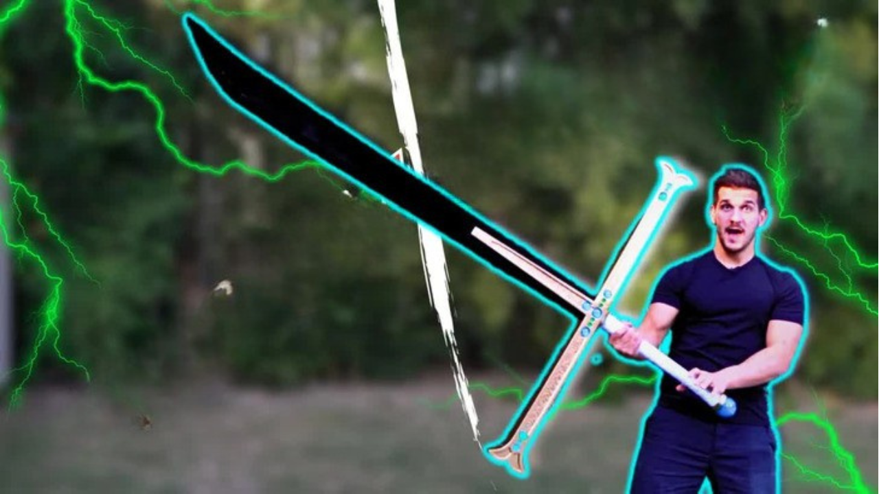 3D printing Mihawk’s Yoru sword | Giant One Piece prop build