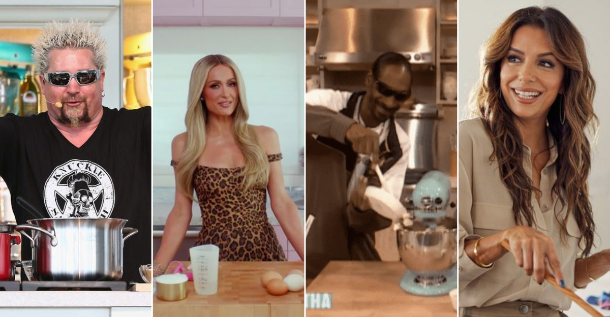 25 celebrities who had their own cooking shows