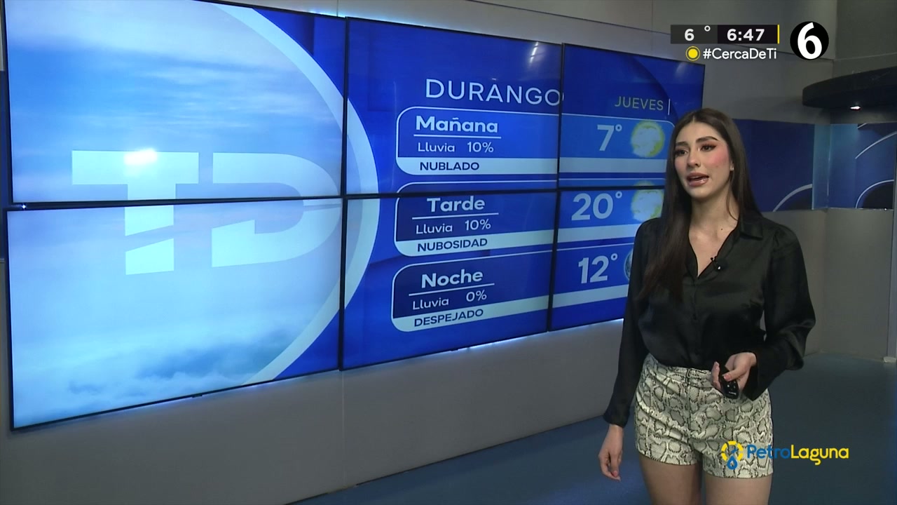 Pronóstico del tiempo para Laguna, con Fanny Ramírez - 05 de febrero de ...