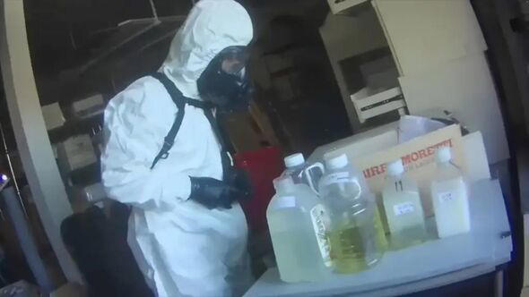 SWAT team raid alleged secret Las Vegas bio lab after several fall ...