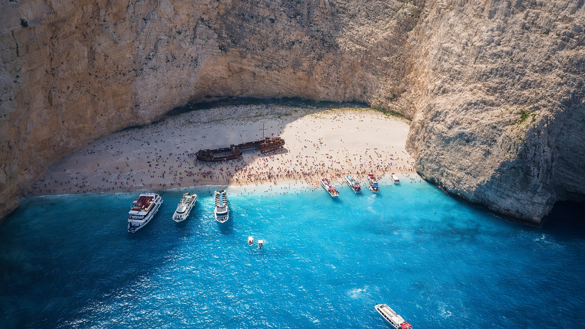 Why is this shipwreck on a hidden beach?