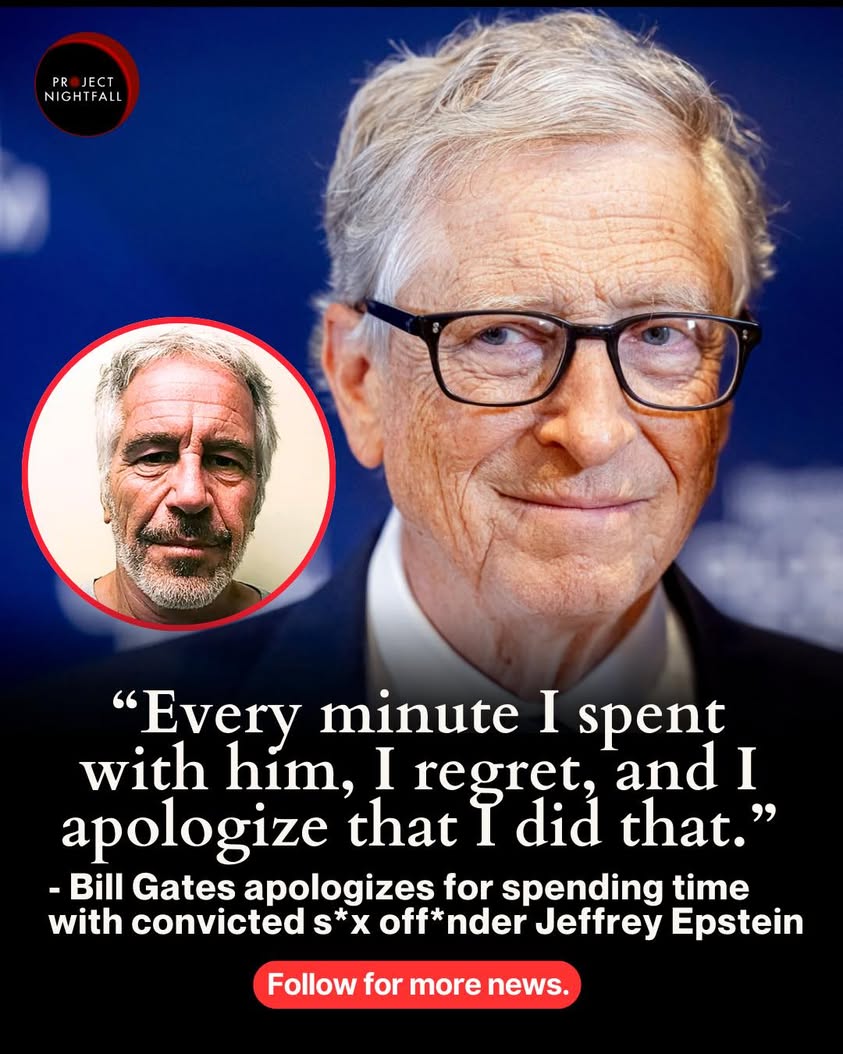 What can you say about this, Nightfam? Bill Gates has expressed regret ...