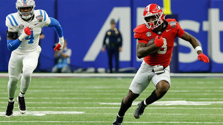 Georgia running back Nate Frazier recalls early growing pains of his career