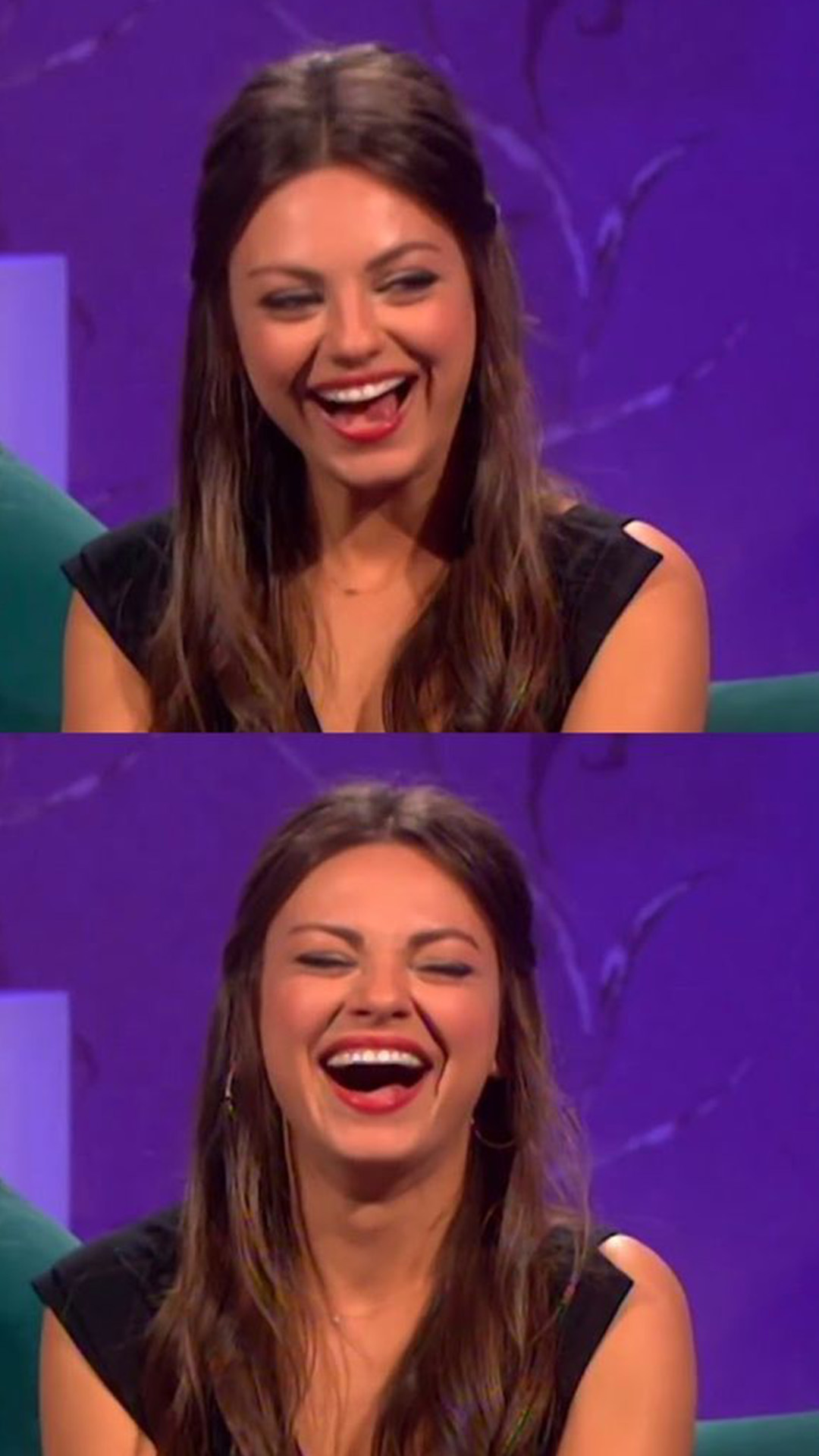 Mila Kunis couldn’t stop laughing at Mark Wahlberg saying “bear”