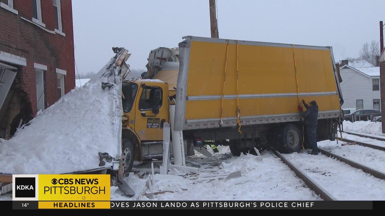 Train crash destroys porch of nearby home in Westmoreland County