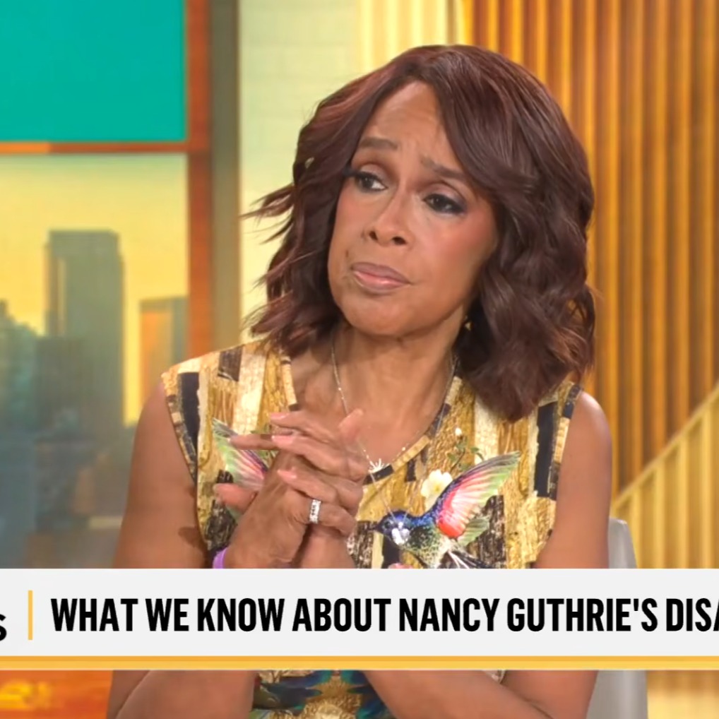 Gayle King holds back tears on live TV over Savannah Guthrie’s missing ...