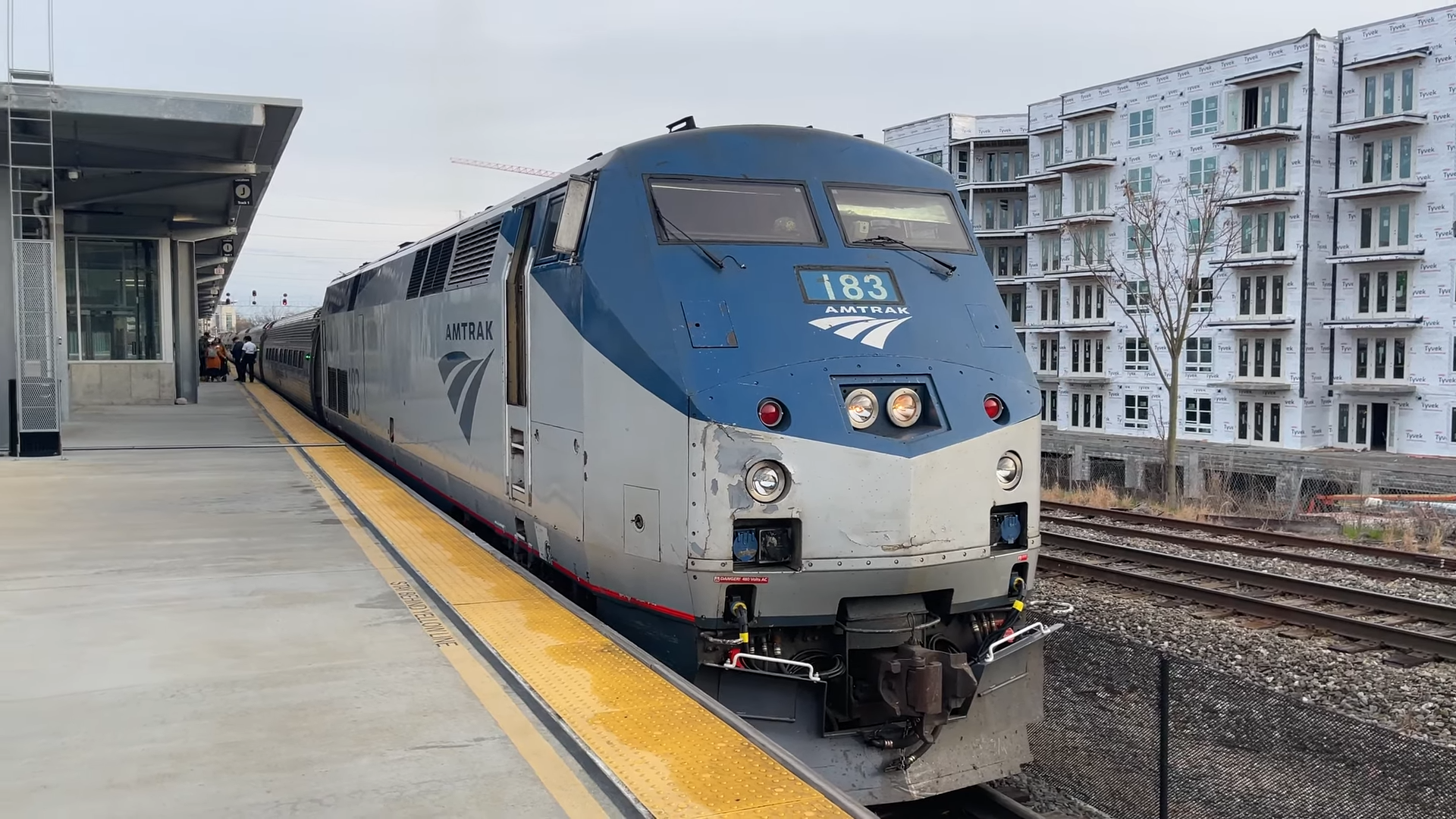This station opened in 2018 and it changed train travel here