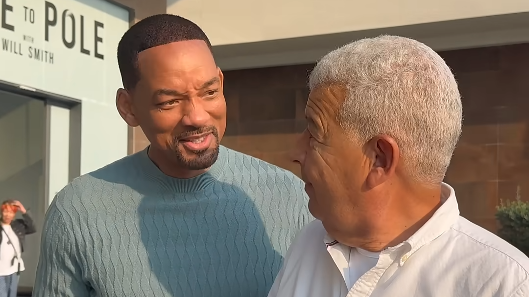 He jumped over the pyramids for Will Smith - then Will surprised him