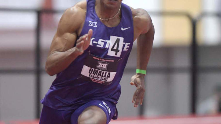 Tah Chikomba becomes first Kansas State indoor Big 12 honoree since 2020