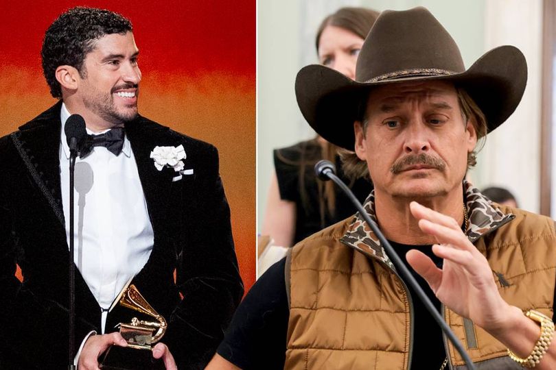 MAGA's Kid Rock heavily mocked online as Bad Bunny has 16 times more ...