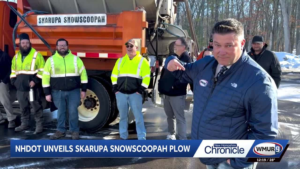 NHDOT unveils 'Skarupa Snowscoopah' plow