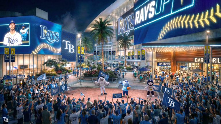 Tampa Bay Rays collaborate with local officials on proposed stadium deal