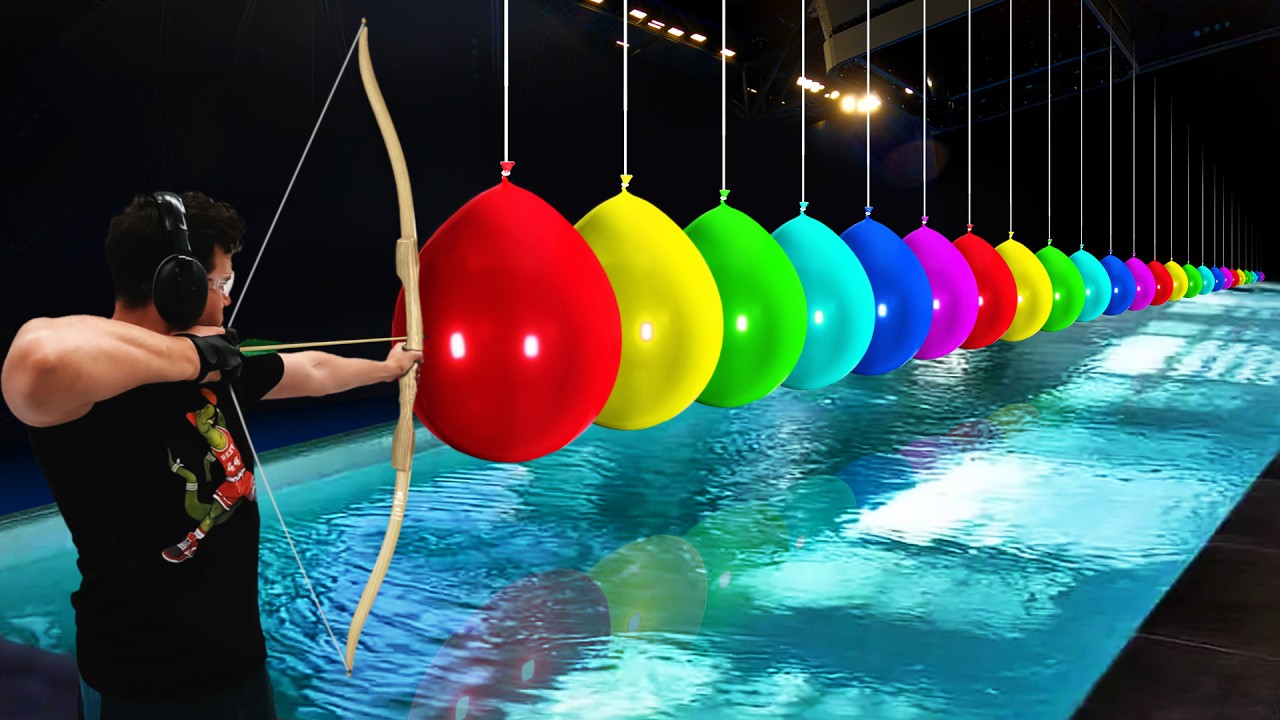 Can water balloons stop an arrow?