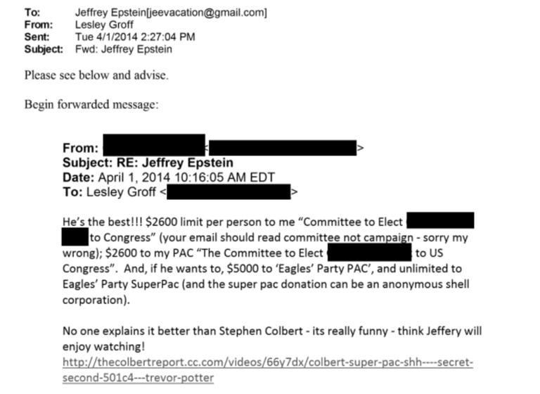 Stephen Colbert reveals how he ended up in the Epstein files