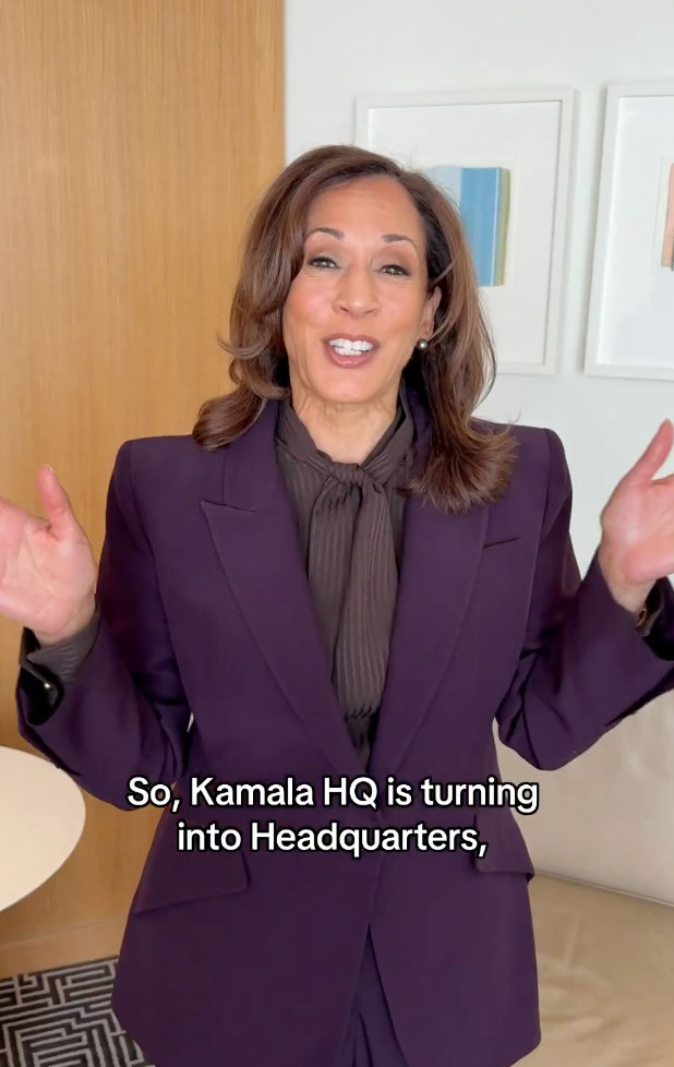Kamala Harris launches new word-salad initiative 'Headquarters 67' to ...