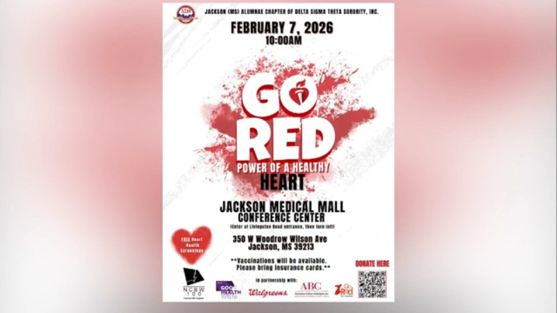 Delta Sigma Theta Go Red event