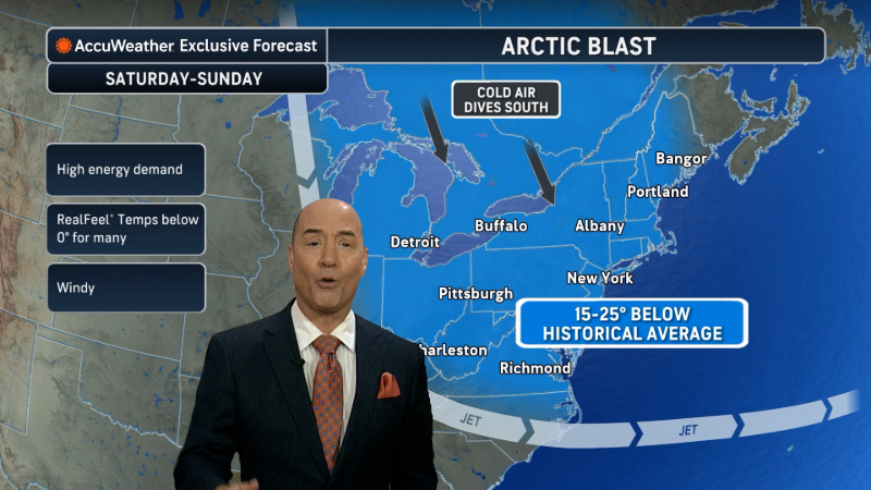 Frigid air, subzero RealFeel® temperatures and travel disruptions ...