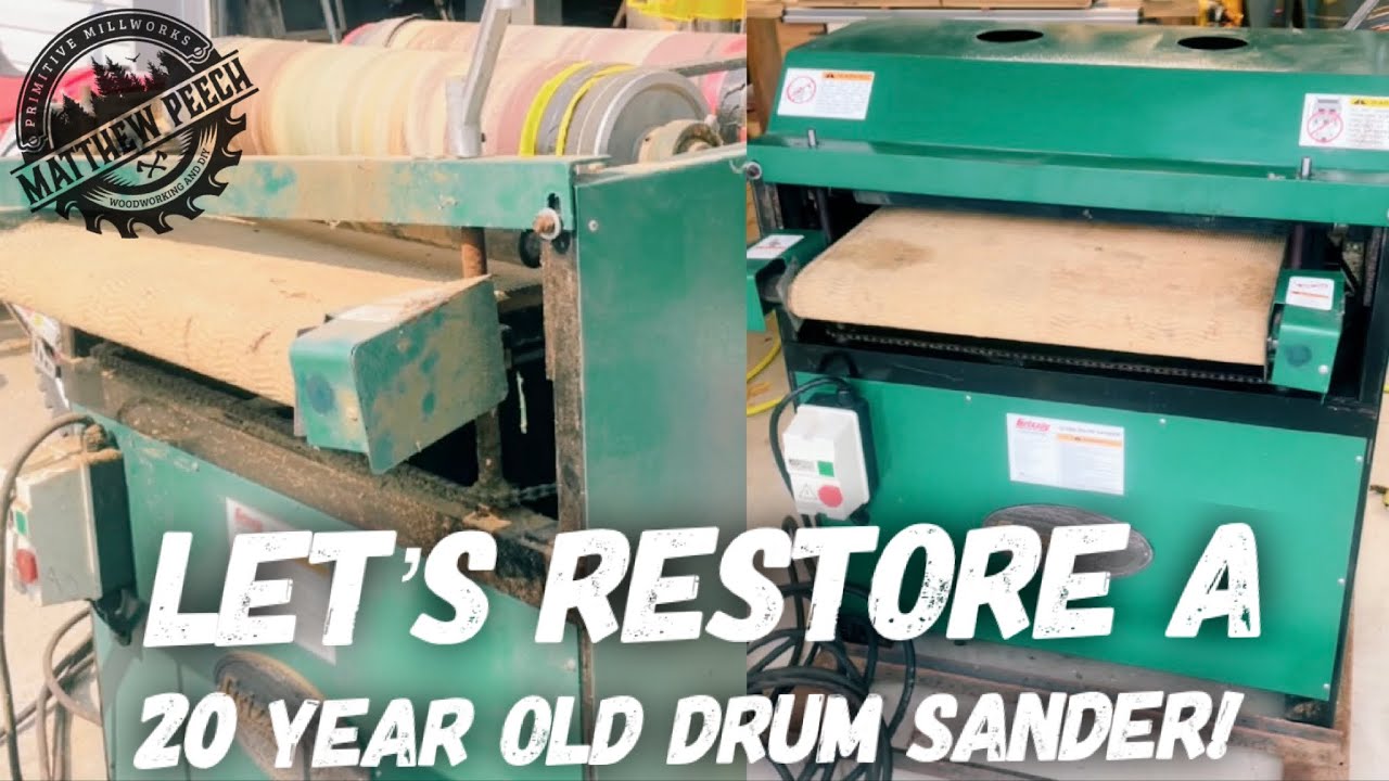 Tool restoration drum sander