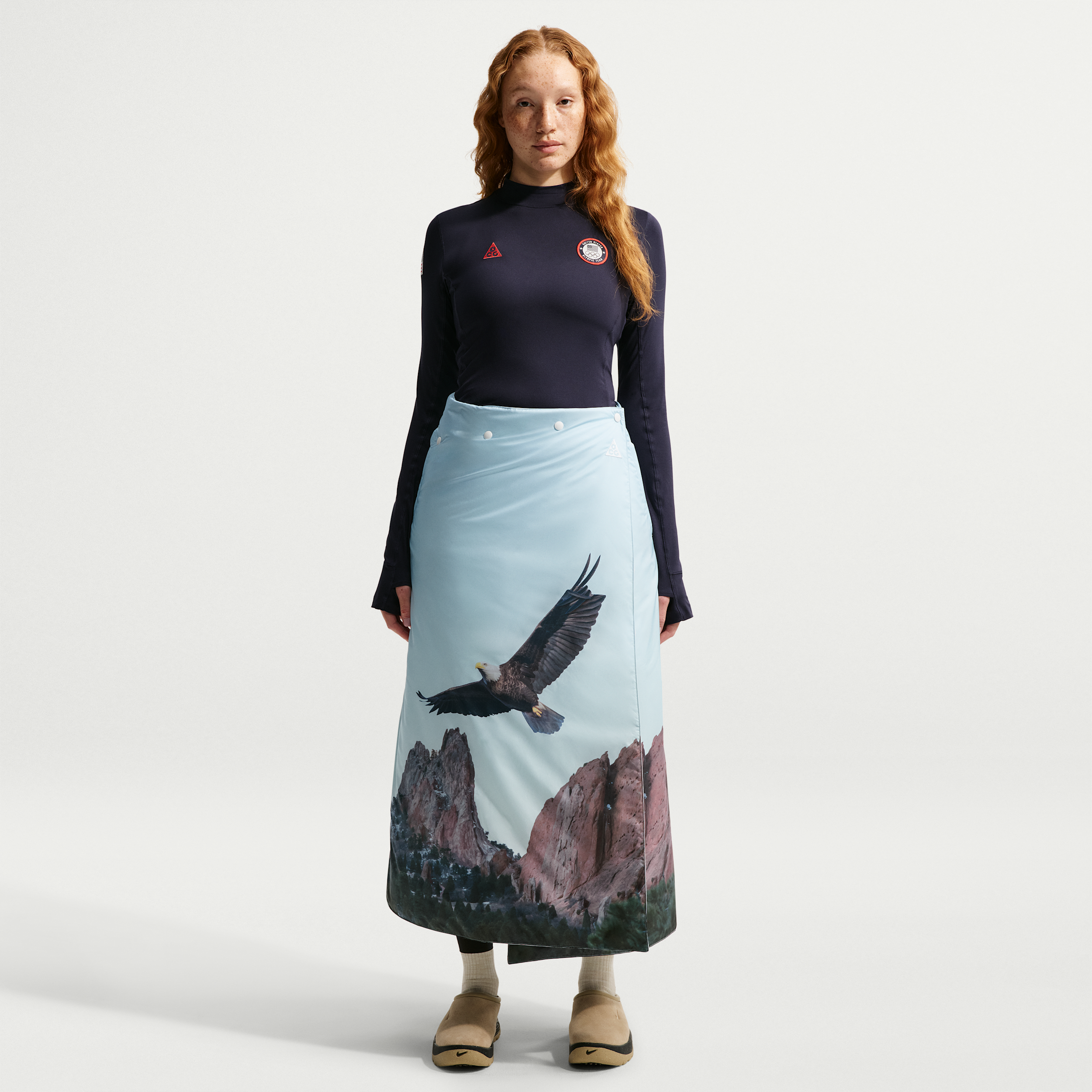 Team USA is going viral for iconic bald eagle skirts at the Olympic Village