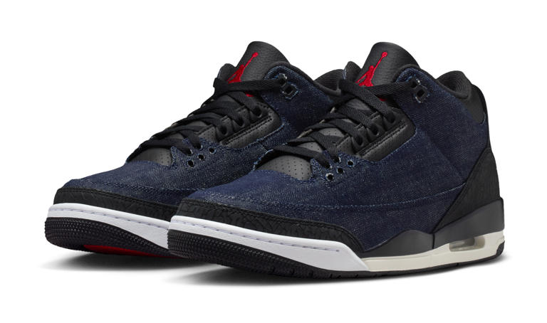 The Levi's x Air Jordan 3s are releasing tomorrow at the Levi's Chicago ...