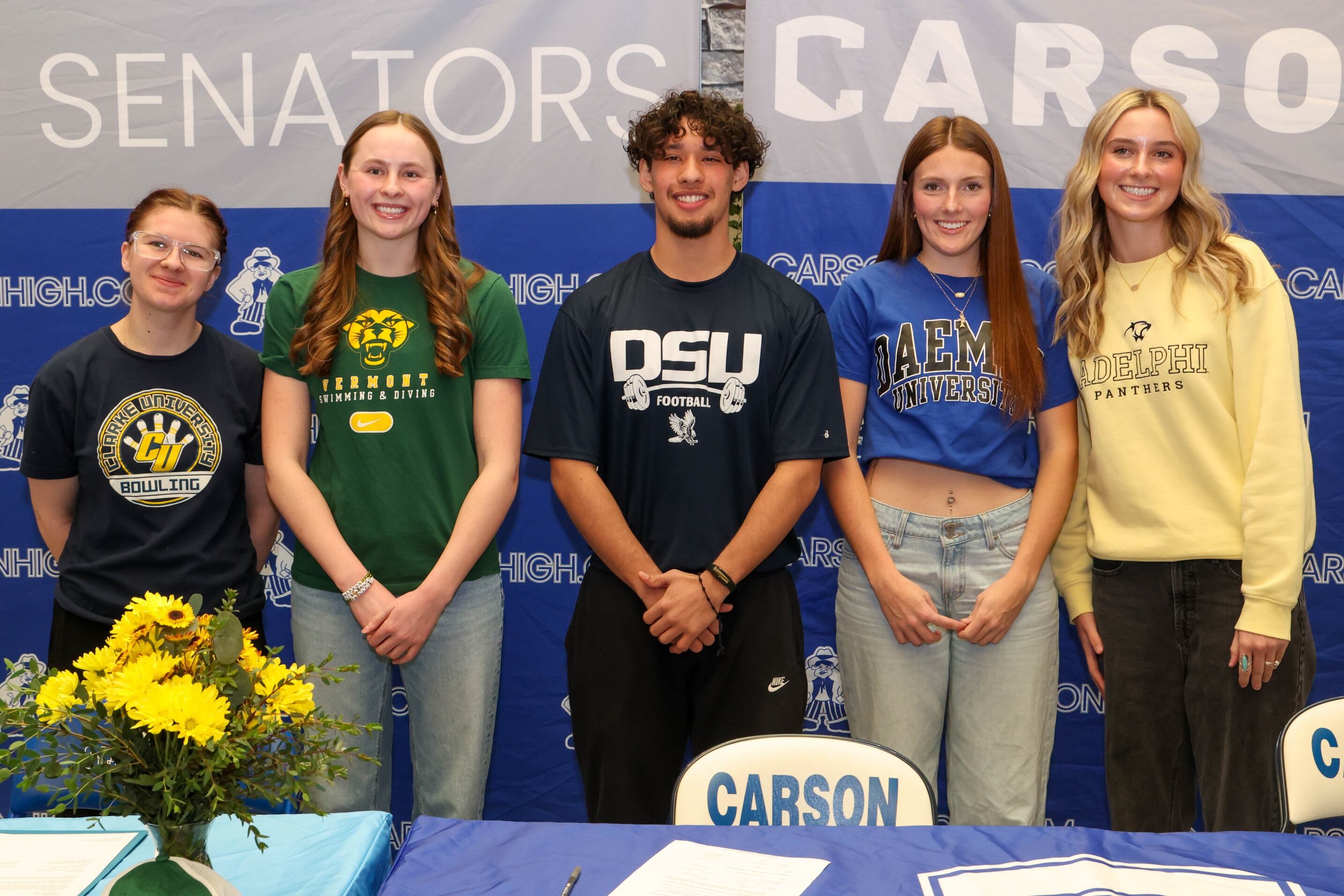Carson High recognizes college bound student athletes