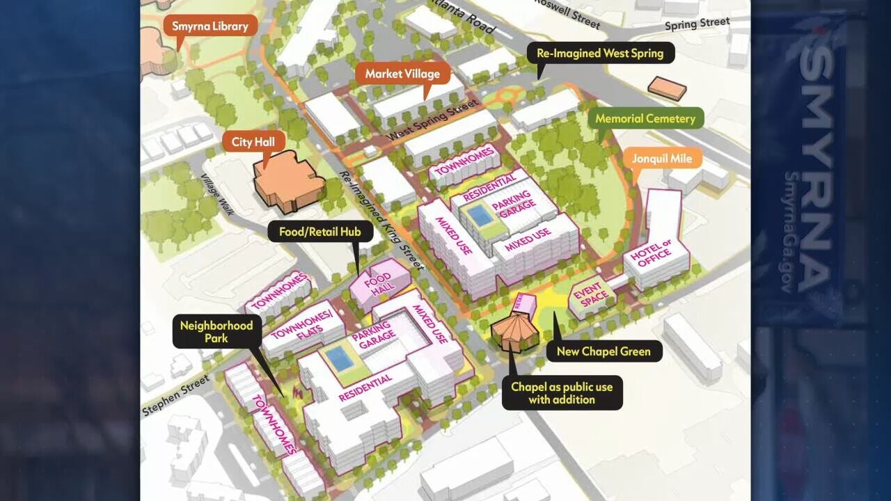 Smyrna unveils 'once-in-a-generation' plan to transform downtown