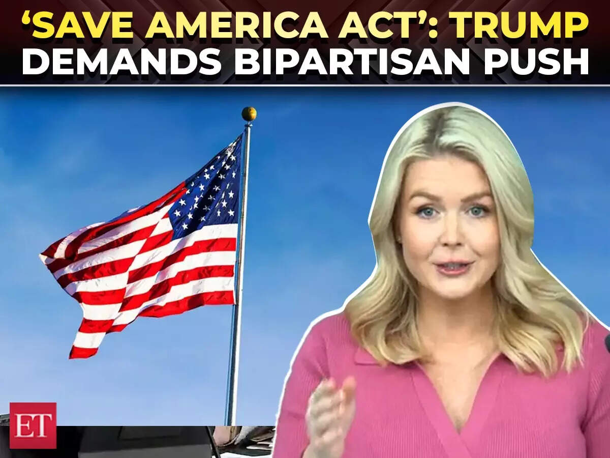 ‘Save America Act to cut noncitizens from voter rolls’: Trump urges ...