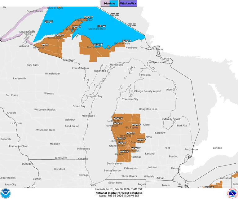 A brief cold snap to hit Michigan this weekend after Friday snow
