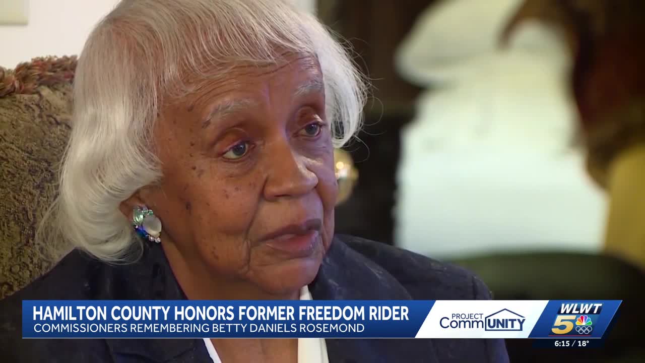 Late Freedom Rider Betty Daniels Rosemond honored by Hamilton County ...
