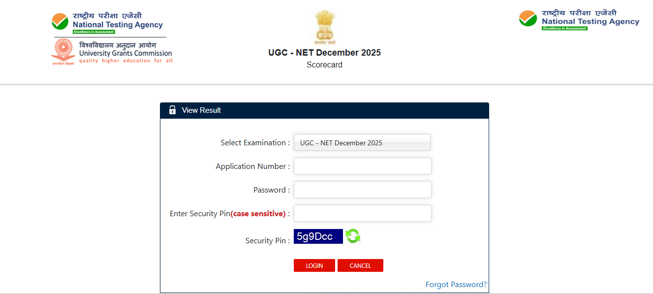UGC NET December 2025 result declared at ugcnet.nta.nic.in: Direct link ...