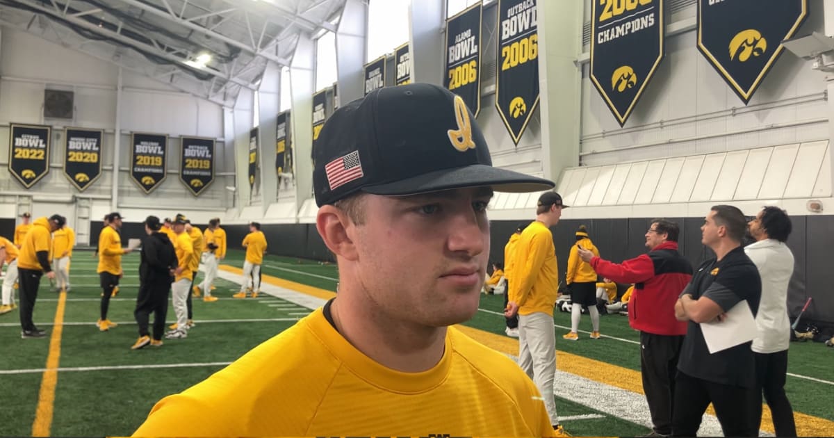 Watch: Iowa baseball players talk at media day