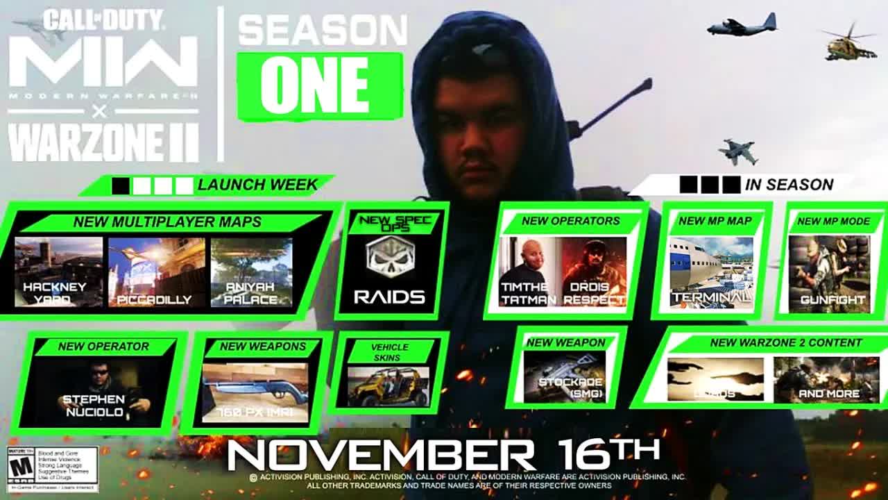Modern Warfare 2 season 1 revealed! New battle pass, classic map ...