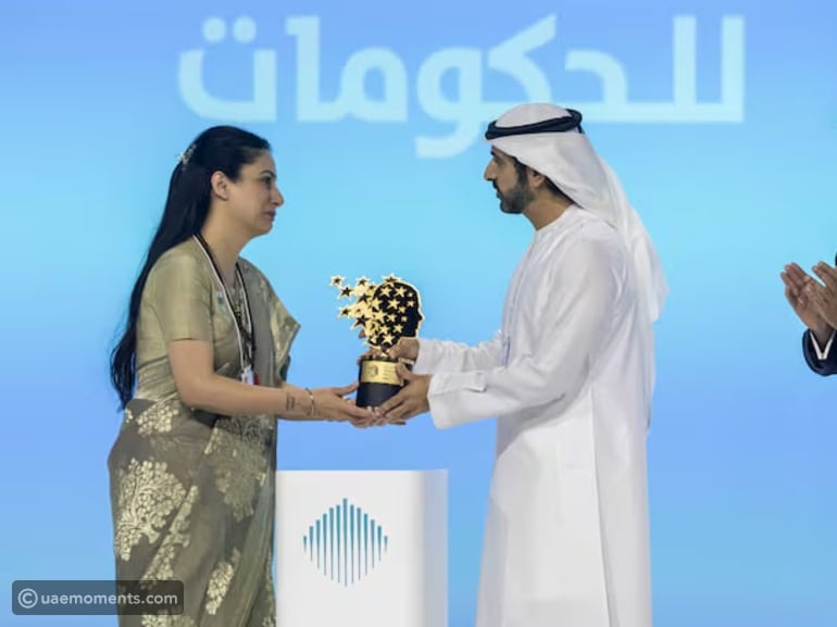 Indian artist Rouble Nagi wins $1 million Global Teacher Prize in Dubai