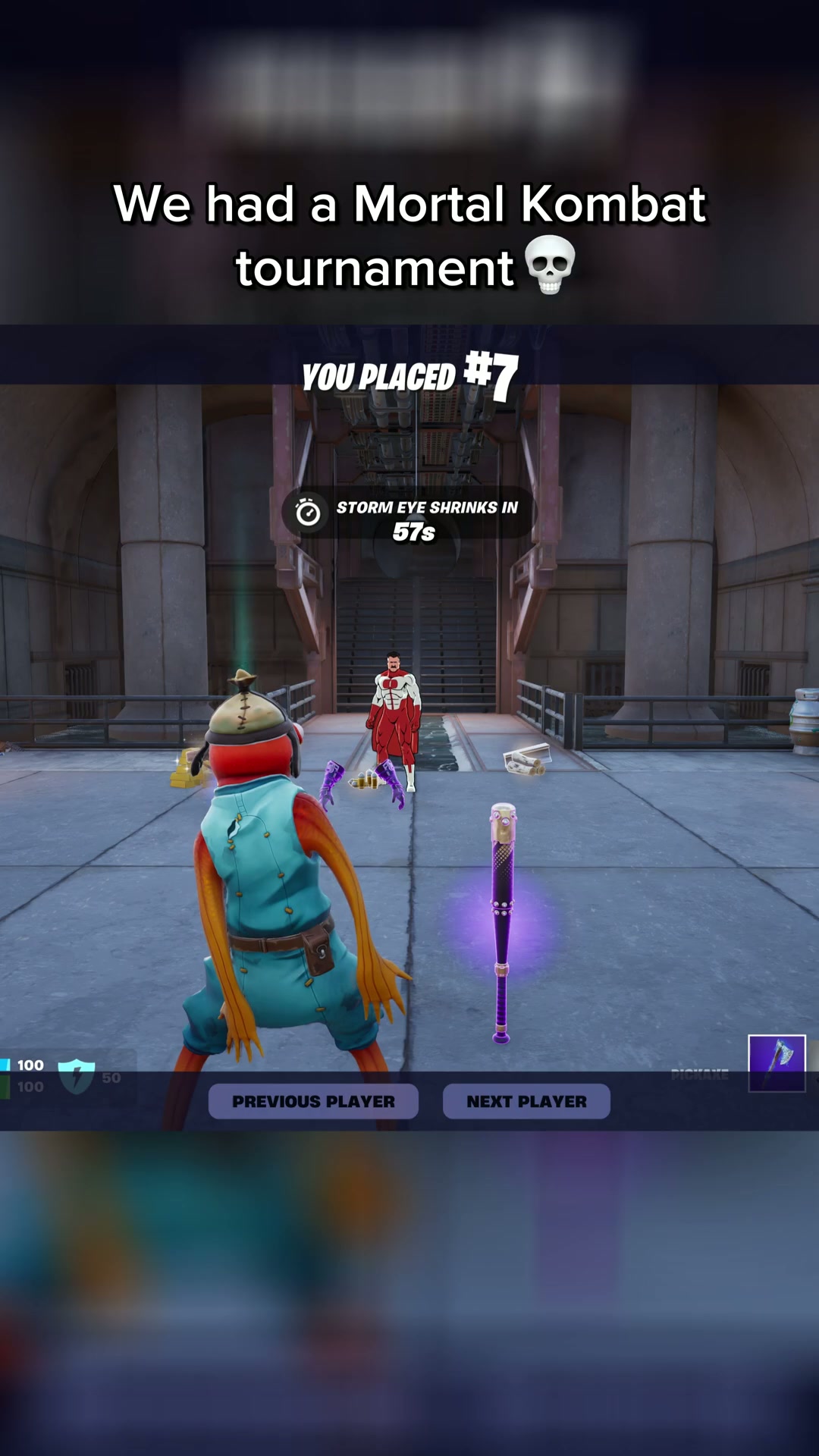Mortal Kombat in Fortnite 😱 #shorts