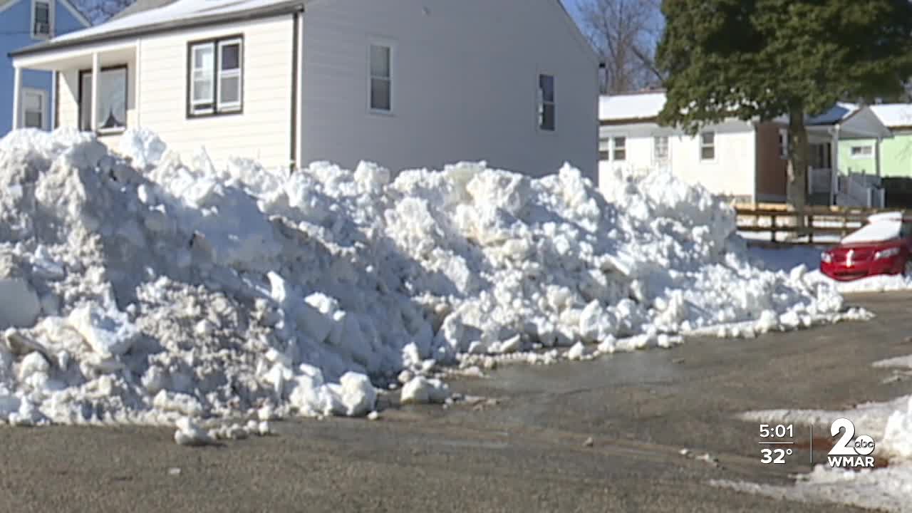 Crews still working to move stubborn snow 11 days after storm