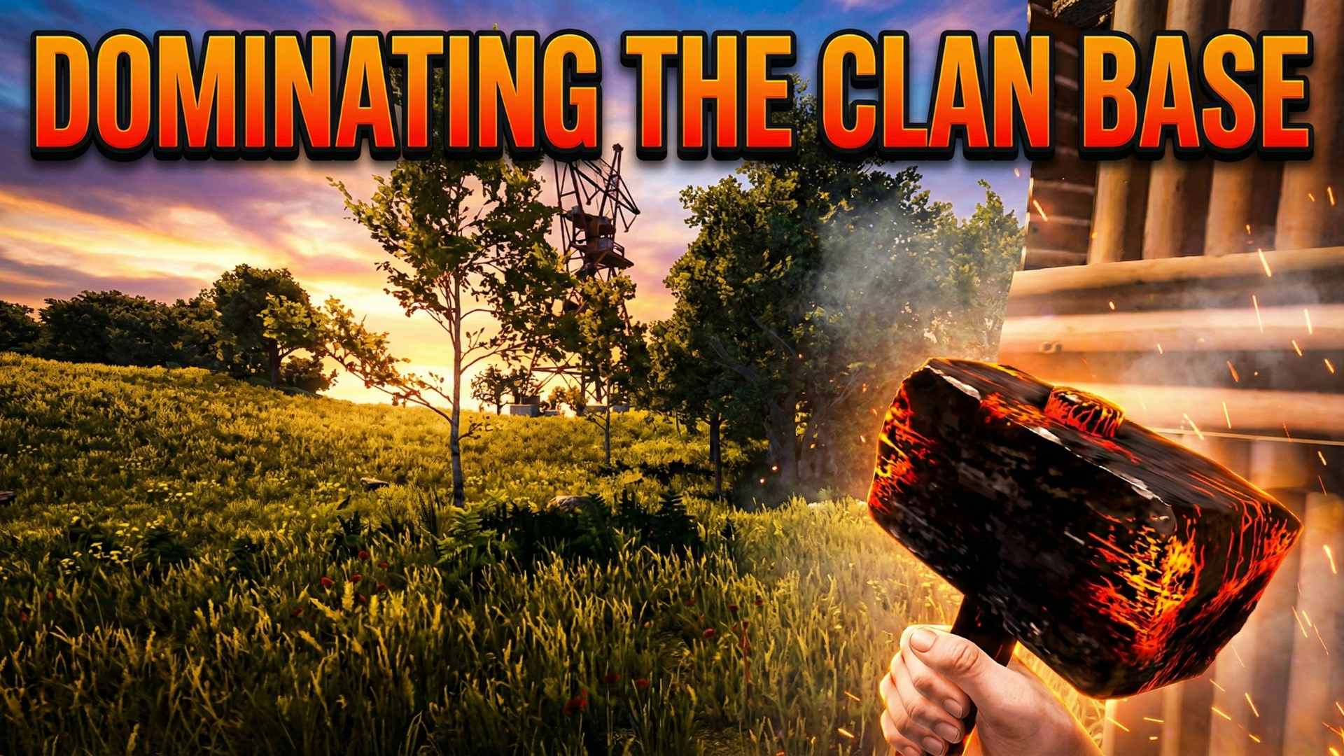 Takeover raid: conquering an entire clan base grid