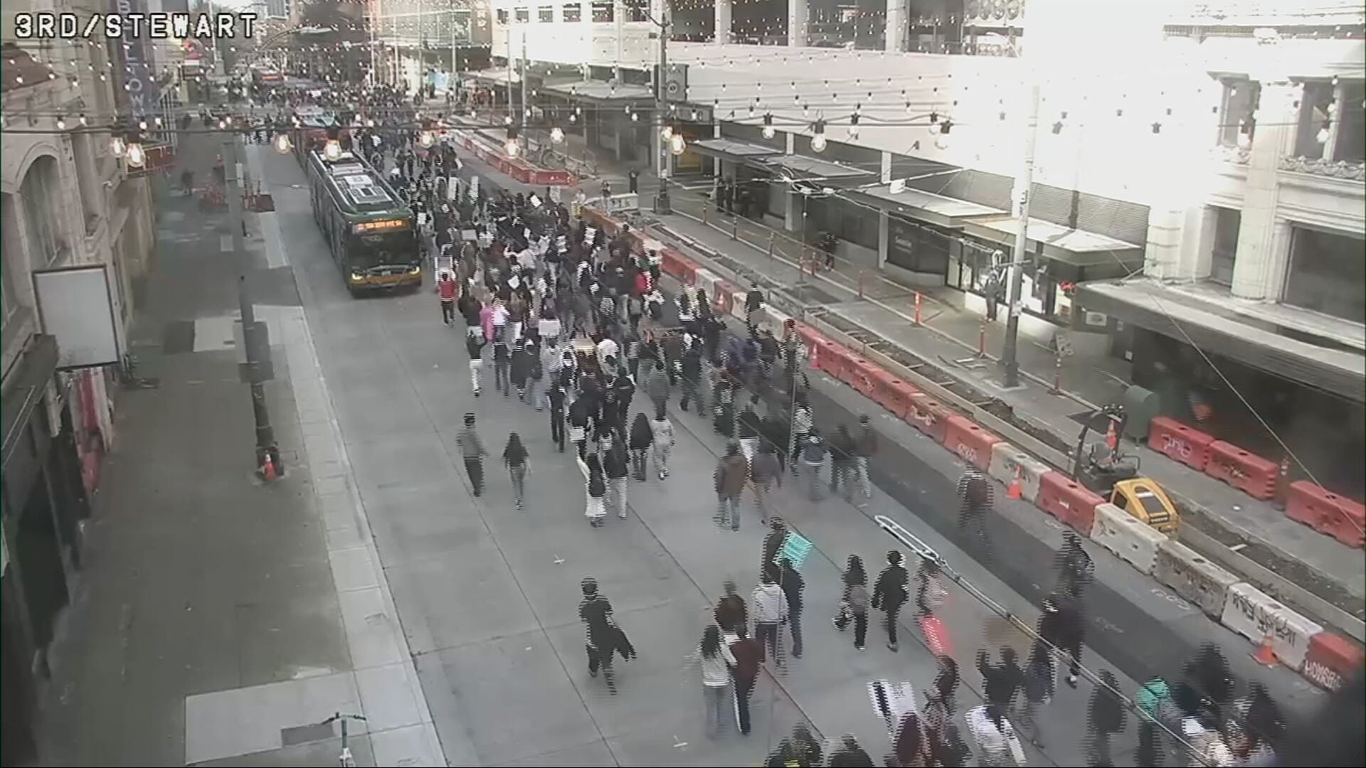 Thousands of high school students rally against ICE in downtown Seattle