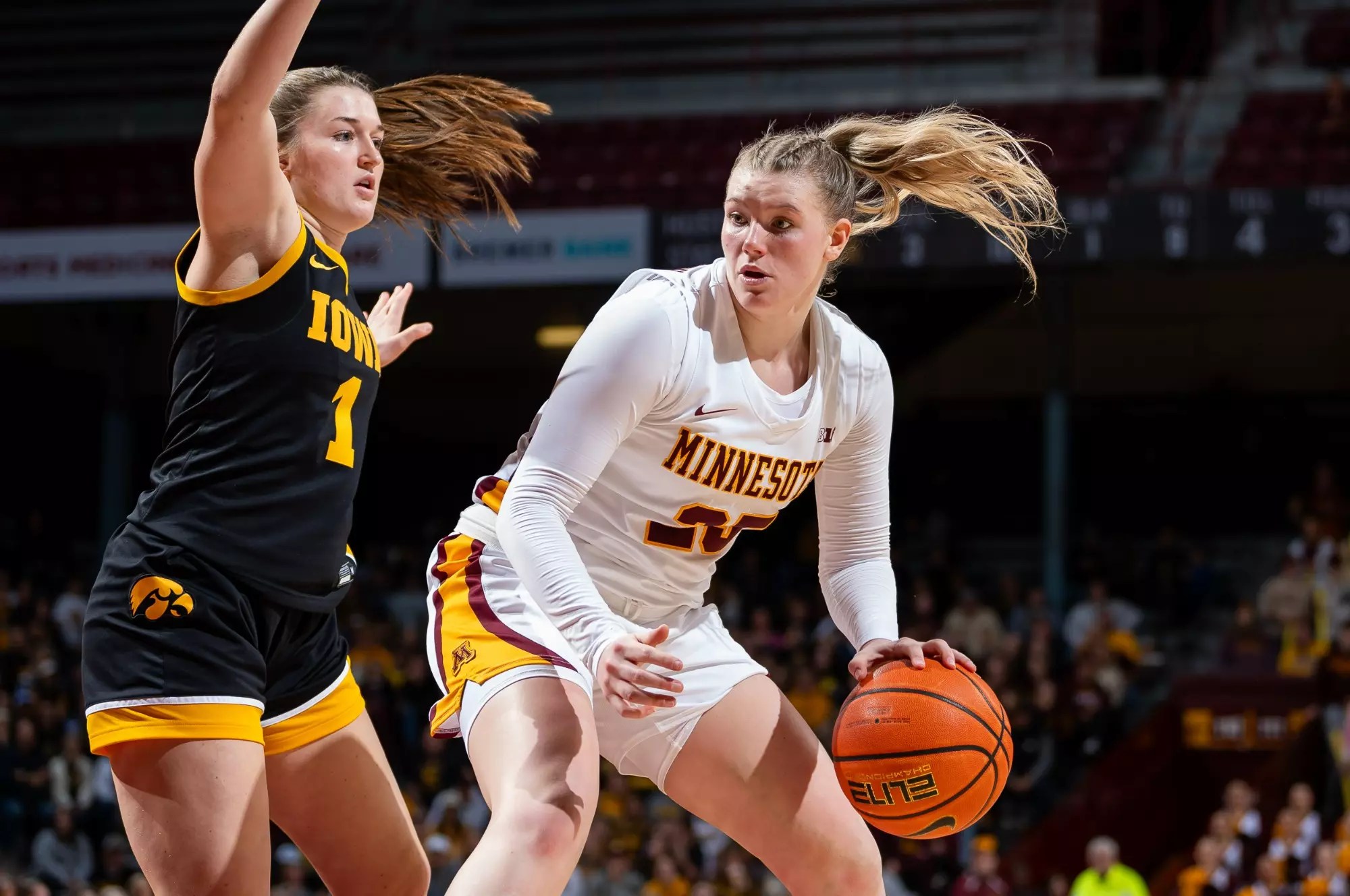 Gopher women upset #10 Iowa 91-85