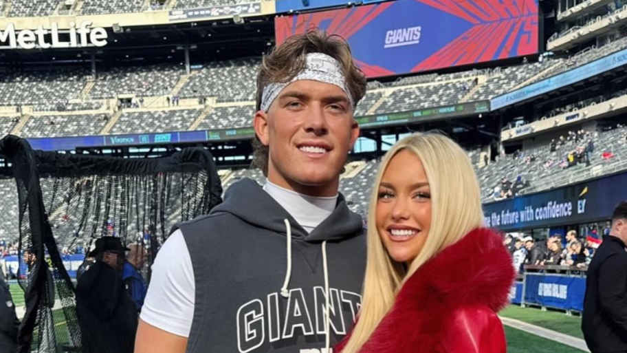 Jaxson Dart's mom Kara steals spotlight in daring outfit at NFL Honors