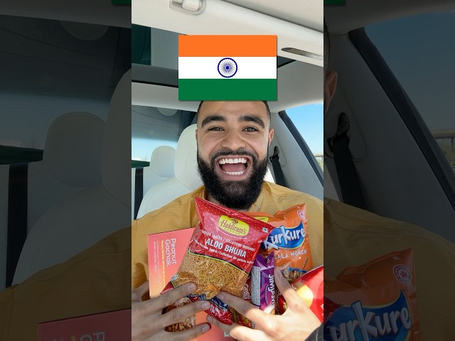 Trying Indian snacks for first time