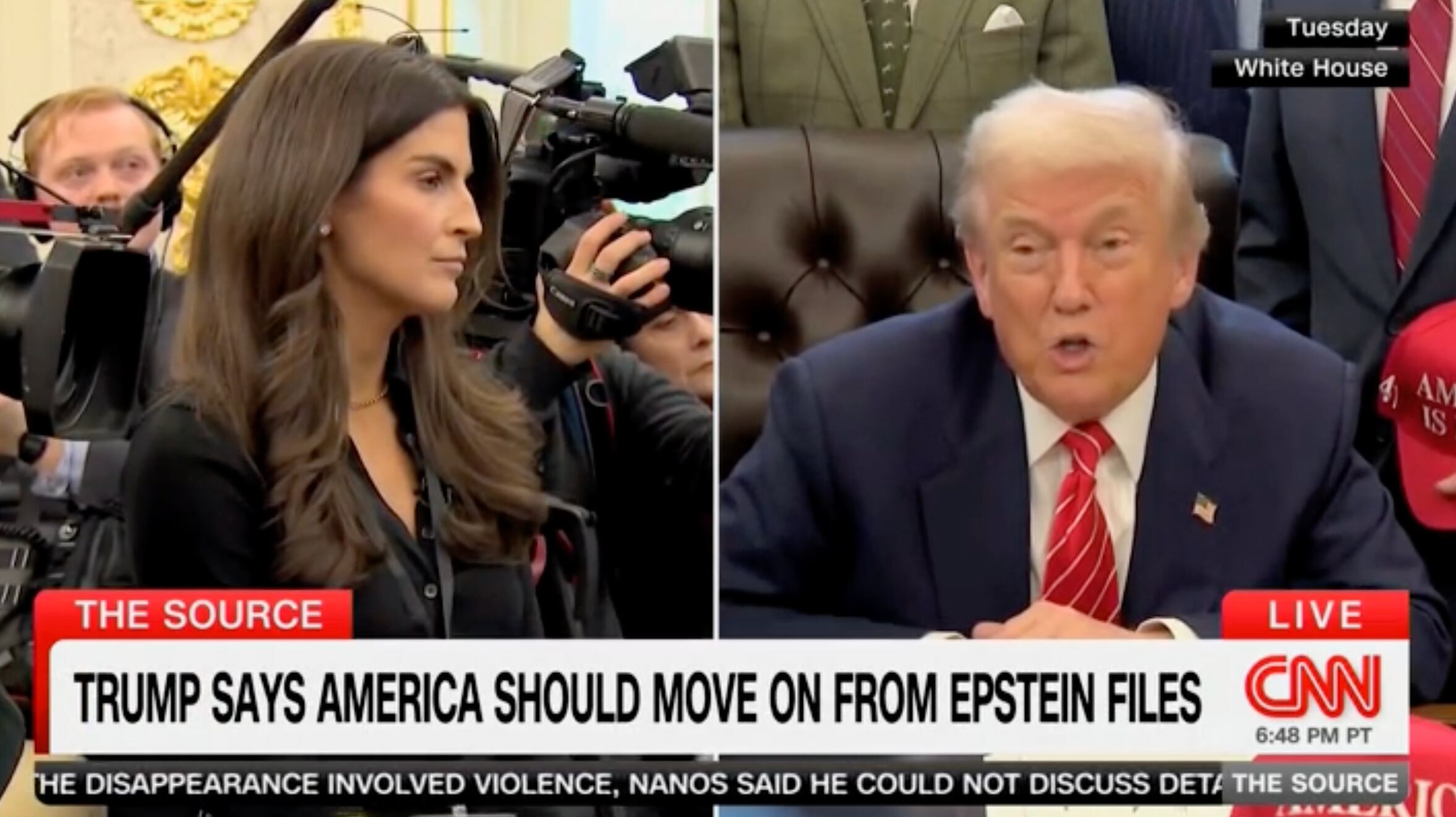Kaitlan Collins schools Trump and his goons after smile rant