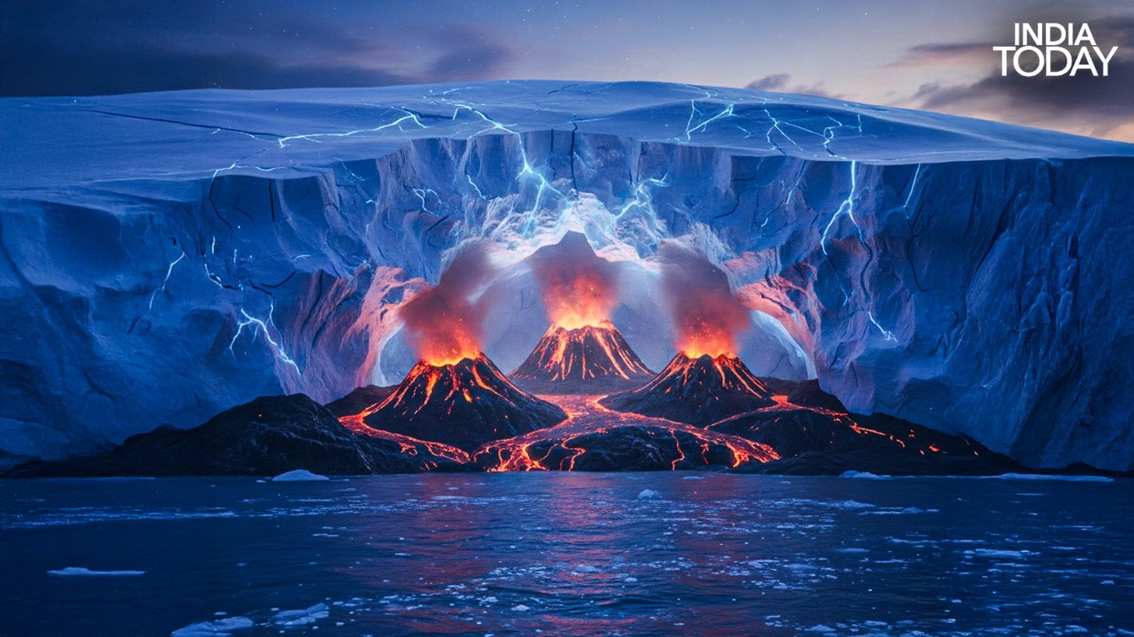 Fire under ice: Chinese scientists find 207 volcanoes under Antarctic ...
