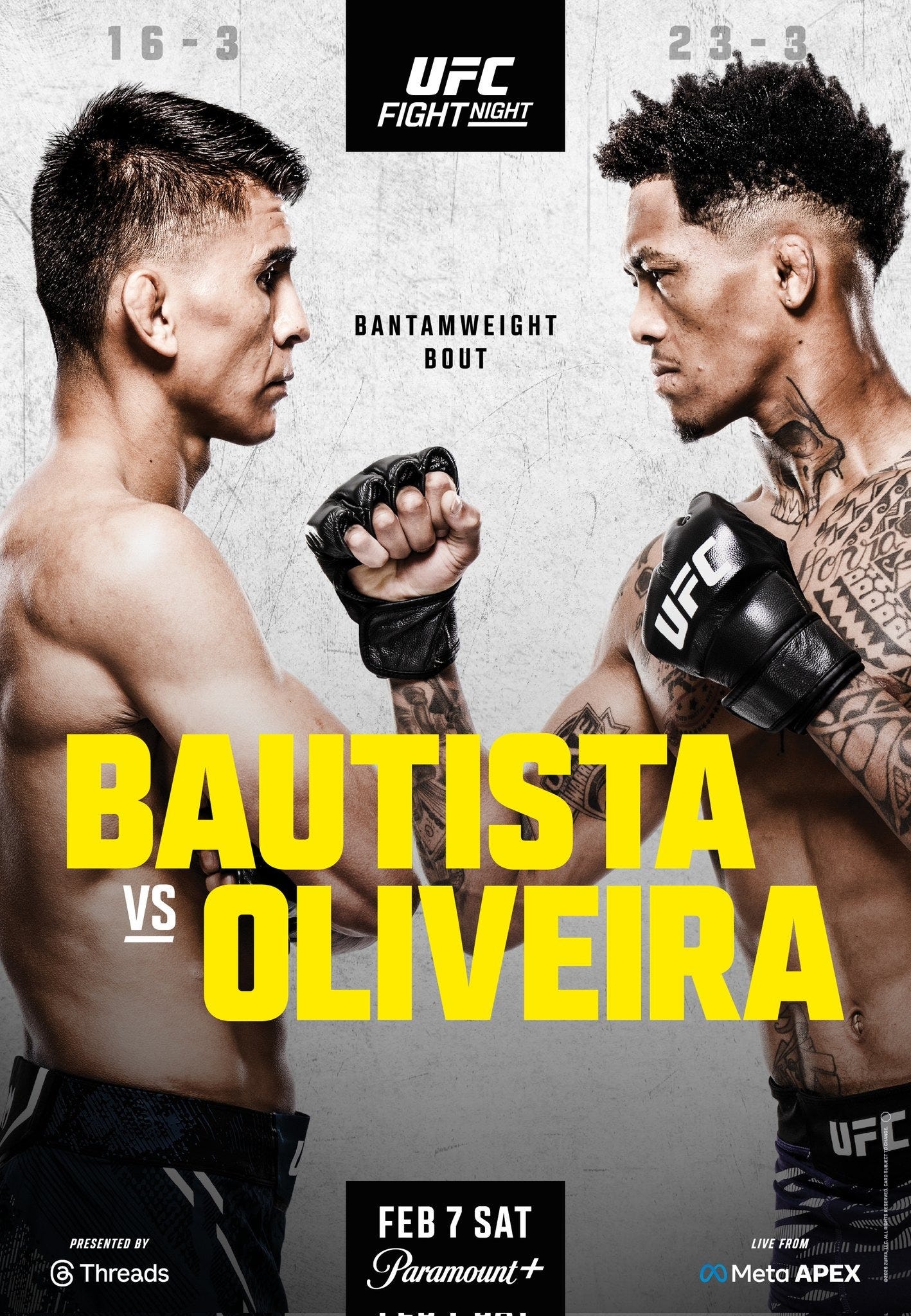 Photos: UFC event posters of 2026