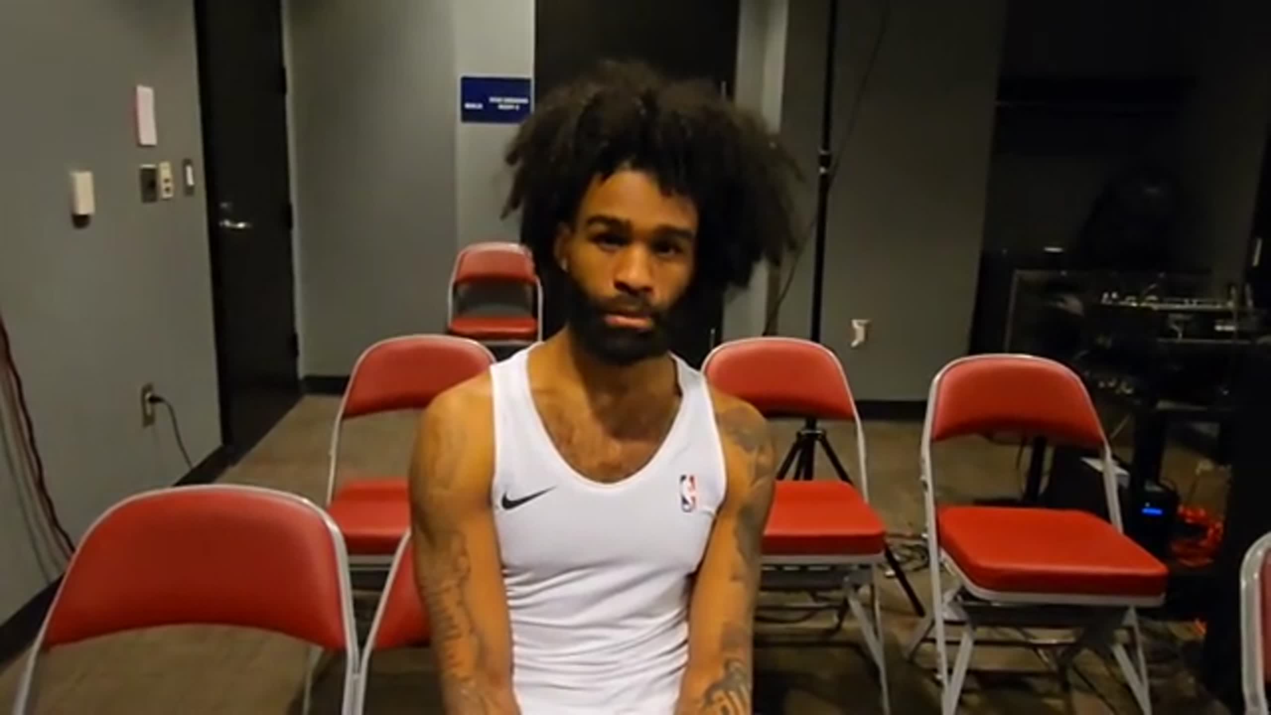Coby White discusses trade to Hornets, NC homecoming