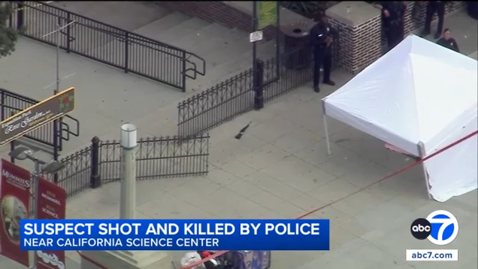 LAPD shoots suspect near California Science Center after report of man ...