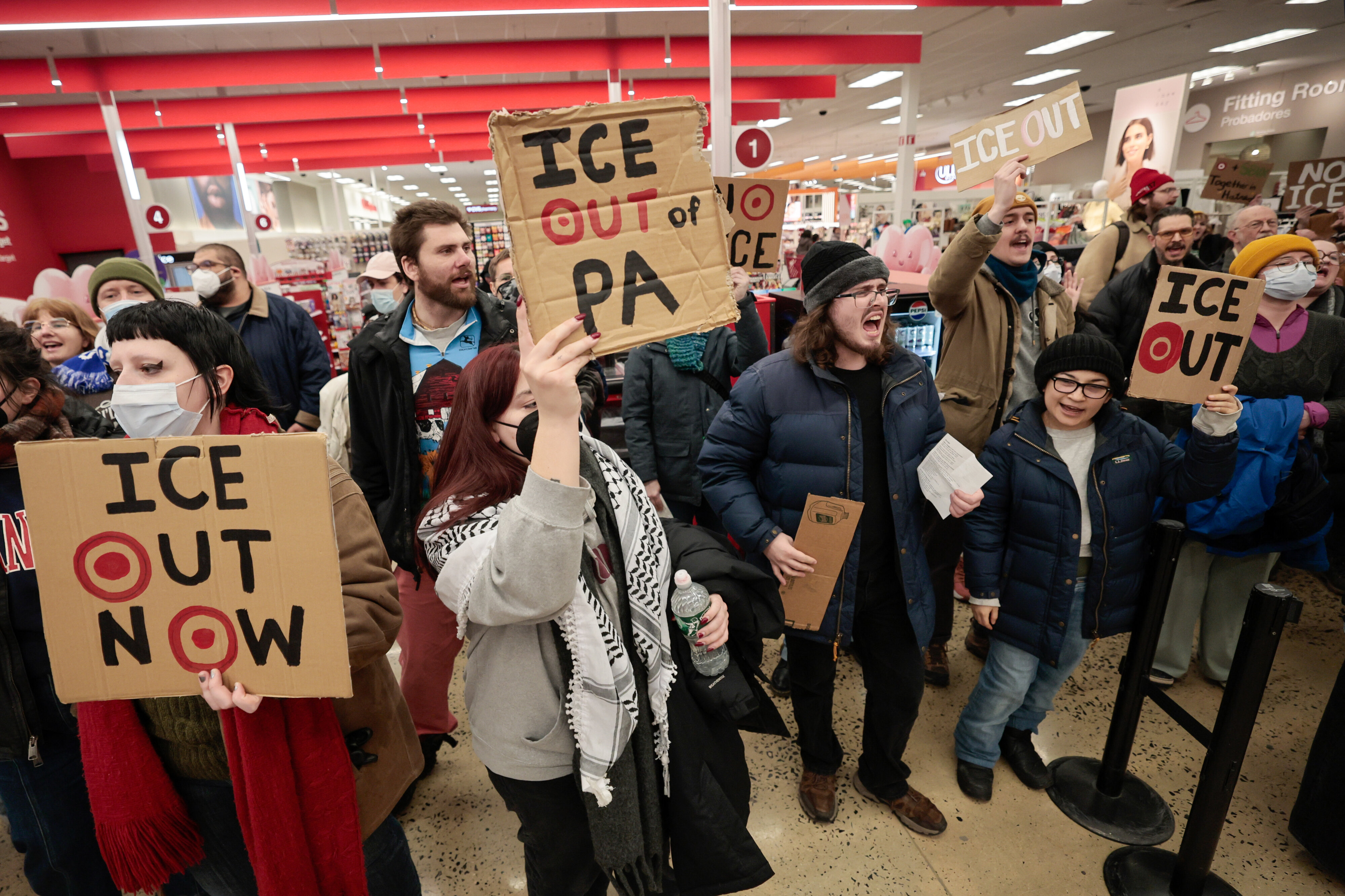 About 40 anti-ICE activists are arrested at protest inside Target in ...